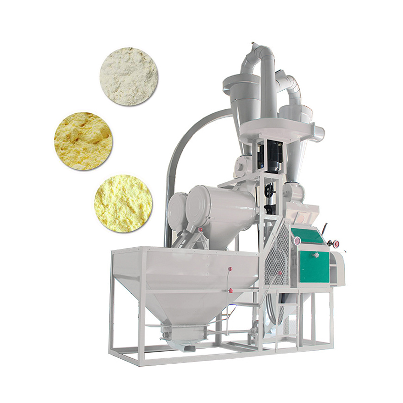 Flour Mill Machine Corn/maize/wheat Roller Mill Low Cost Mini Plant ...